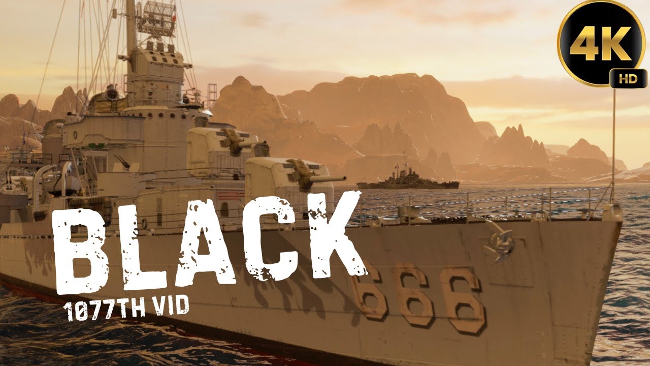 The Most Effective Destroyer at Tier 9 - Wows BLACK World of Warships #wows #worldofwarships # ...