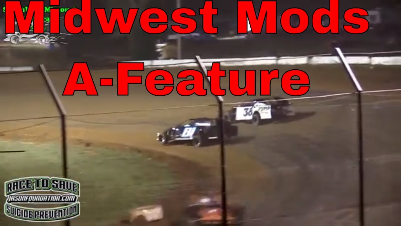Midwest Modifieds - A-Main - Springfield Raceway 8-25-2018 Dirt Track ...