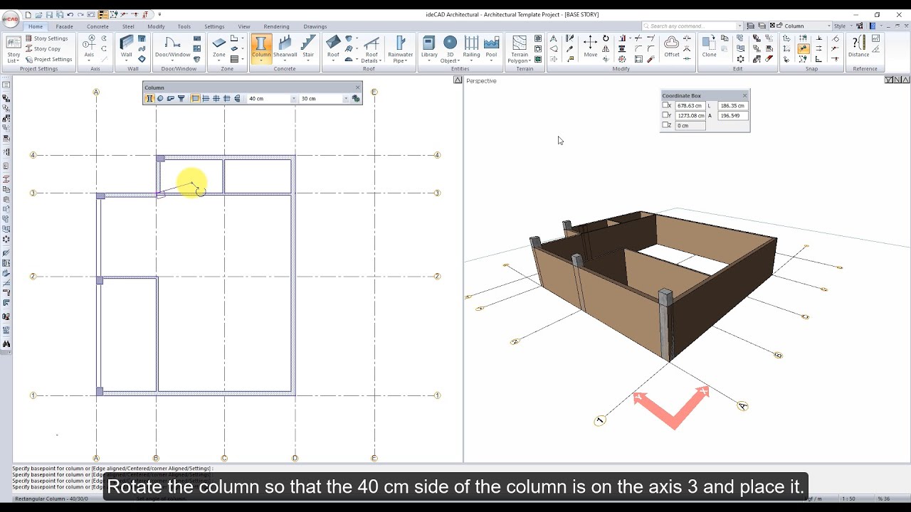 ideCAD Architectural | Structural Concrete Columns | Structural ...