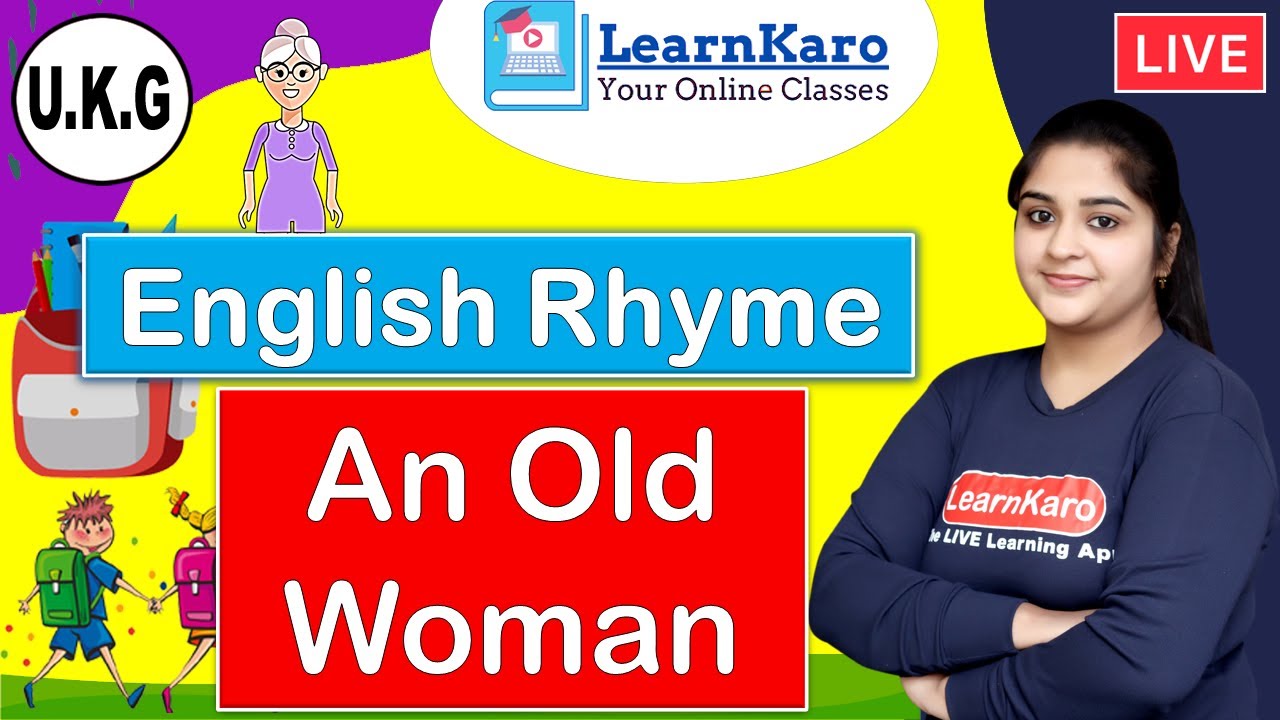 An Old Woman | English Rhyme with Lyrics | Fun Engaging Rhymes with ...