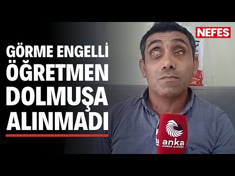 Osmaniye’de görme engelli öğretmen, dolmuşta sözlü tacize uğradığını iddia etti