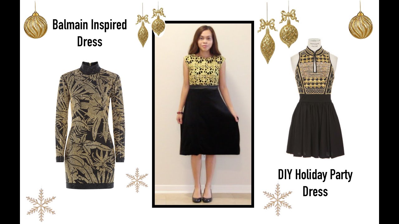 How to sew a Holiday Dress - YouTube