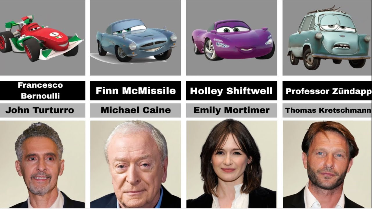 All True Disney Cars Characters and their Voice Actors | Cars ...