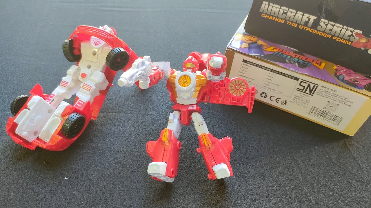 Mencari Mainan Anak Mobil Balap dan Pesawat Jet Berubah Menjadi Robot ...