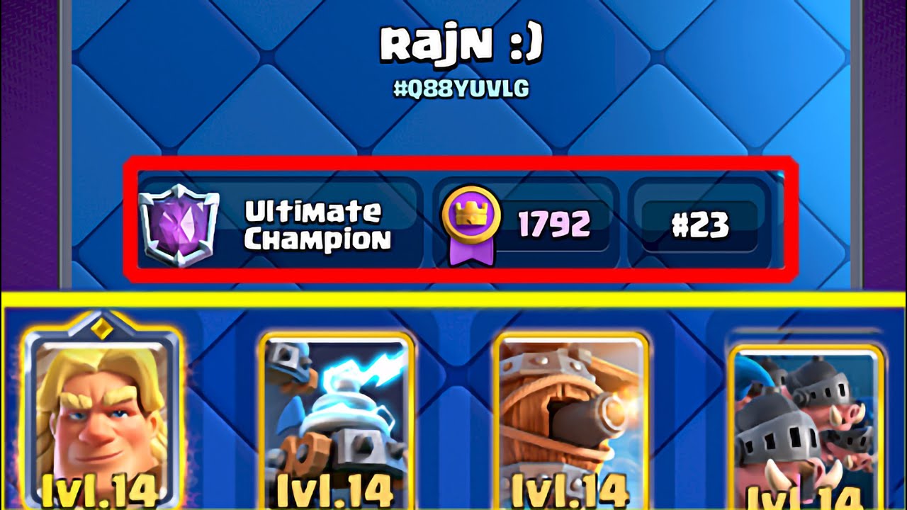 Flying Machine Royal Hog Golden Knight deck clash royale Rajn - YouTube