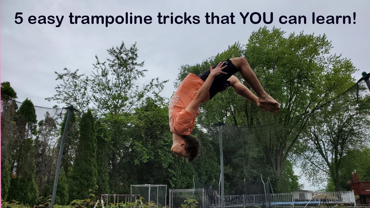 Five easy trampoline tricks YOU can learn! - YouTube