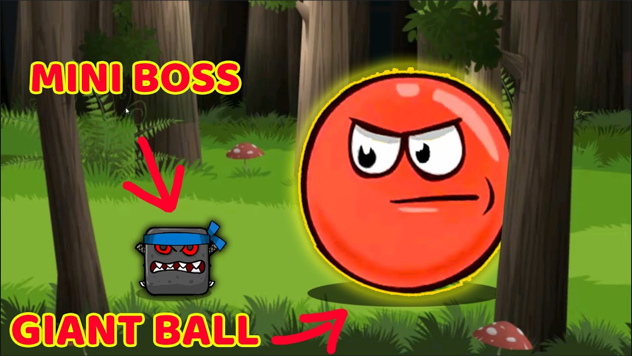 Giant Red Ball 4 vs Small Mini Boss Fight Red Ball 4 - YouTube