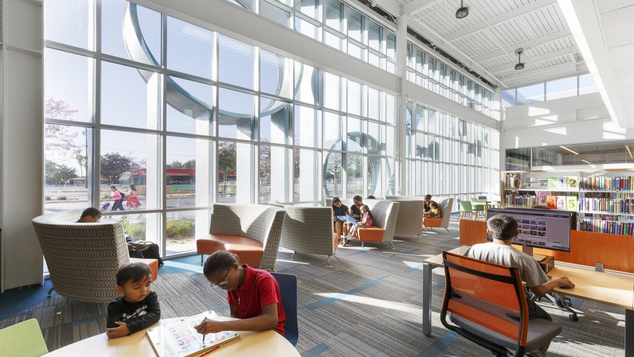 Long Beach Library Grand Opening | Michelle Obama Branch - YouTube