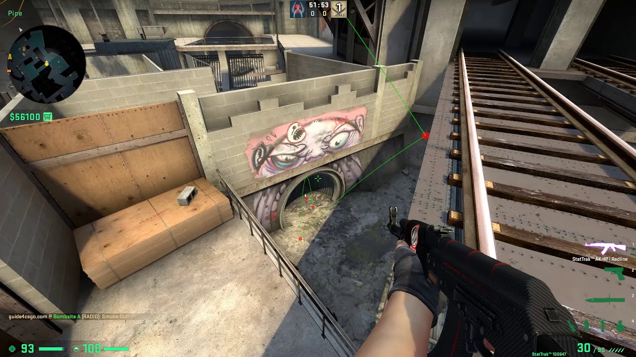 [OVERPASS] MONSTER SMOKE FROM CT SPAWN - YouTube