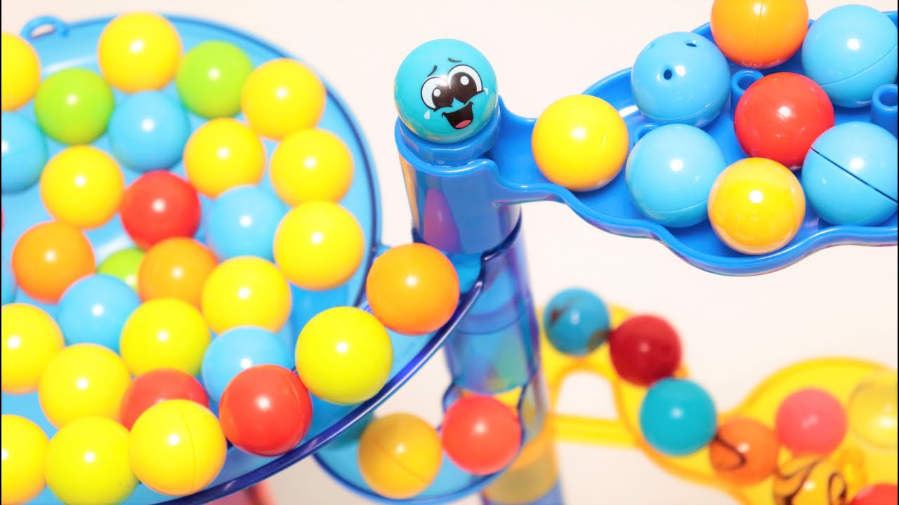 Marble Run Race ASMR Loop and Long rail combination course Marble ...