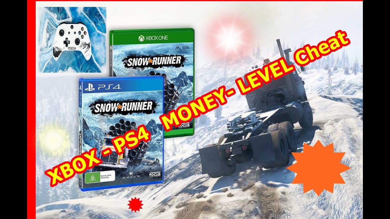 Snow Runner ps4 vs xbox one MONEY&LEVEL CHEATS - YouTube