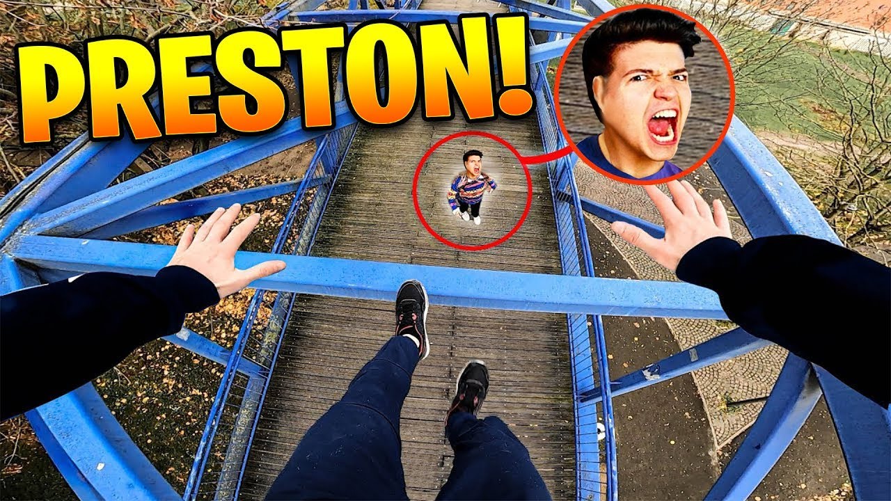 He Tried To Escape ANGRY Preston.. - YouTube