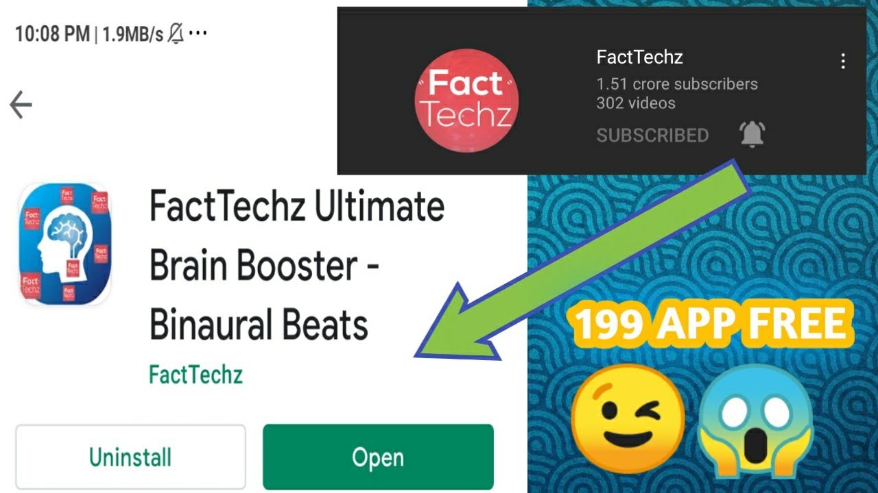 FACTTECHZ ULTIMATE BRAIN BOOSTER 199 RS APP FREE | ISHAAN TECH - YouTube
