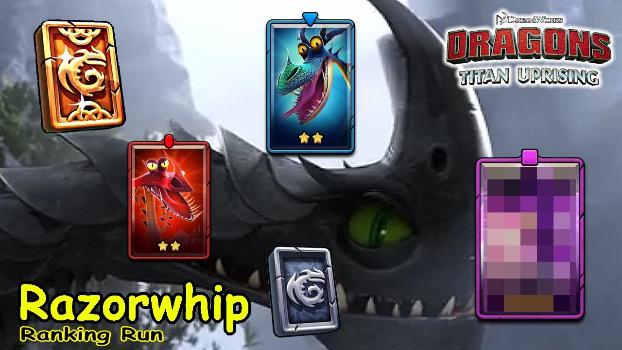 Dragons: Titan Uprising / Razorwhip Ranking Run / Full Battle / BP 8600 ...