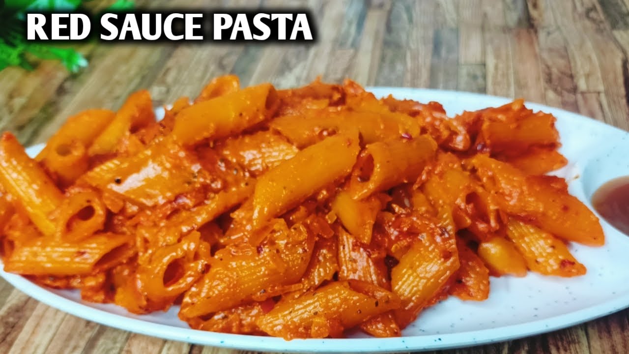 Creamy & Chessy Red sauce pasta | restaurant style red sauce pasta # ...