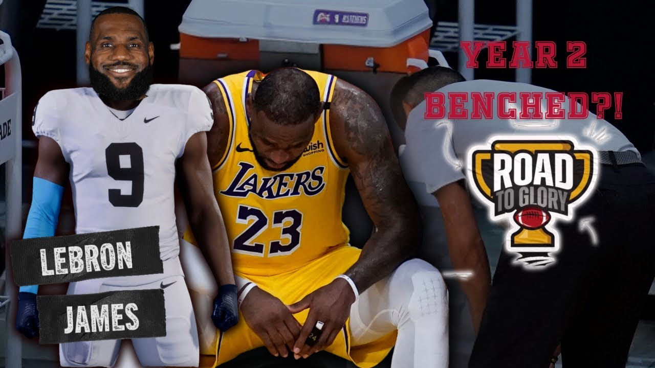 Hoops To Helmets: LeBron Got Benched?! Ep.2 | Part 2 (NCAA 25) - YouTube