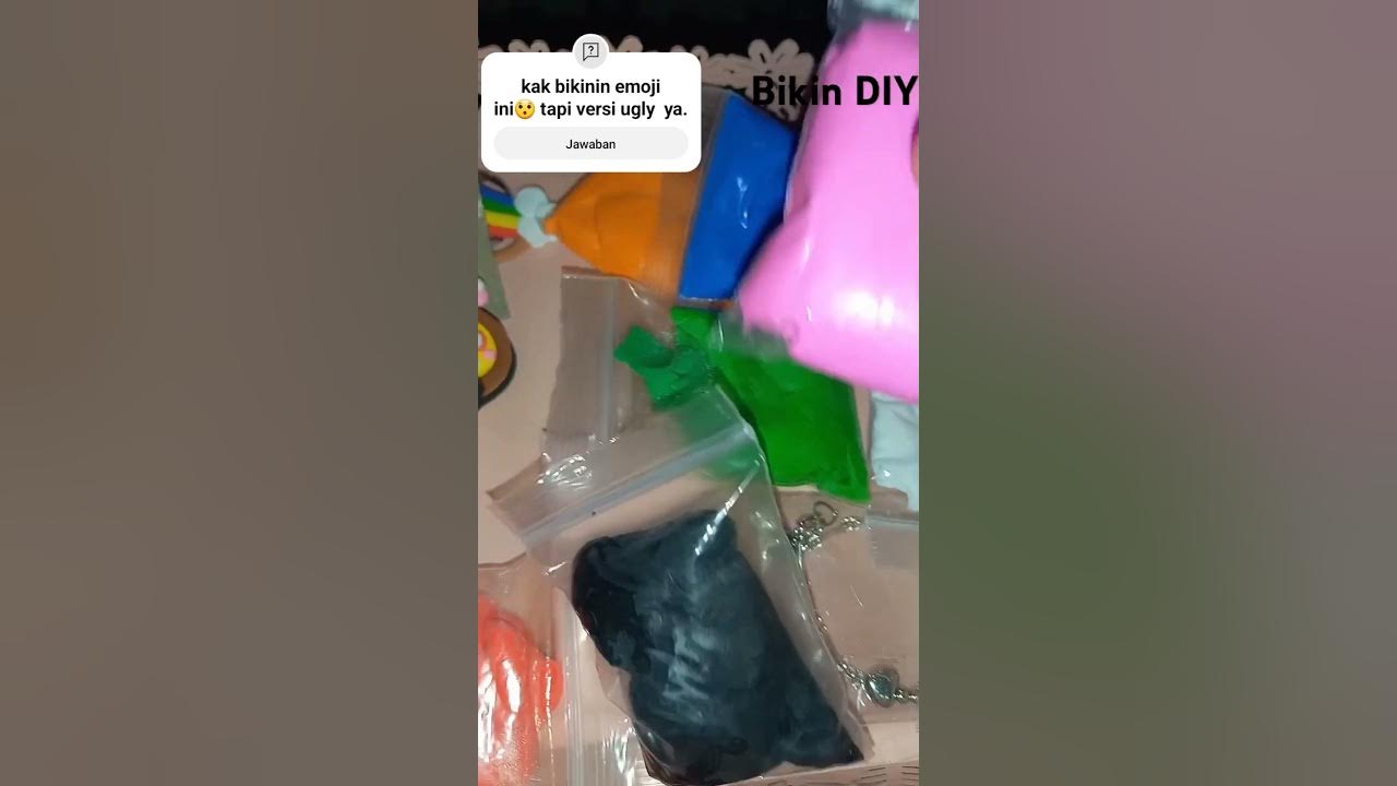BIKIN DIY#emoji#clay#fyp - YouTube