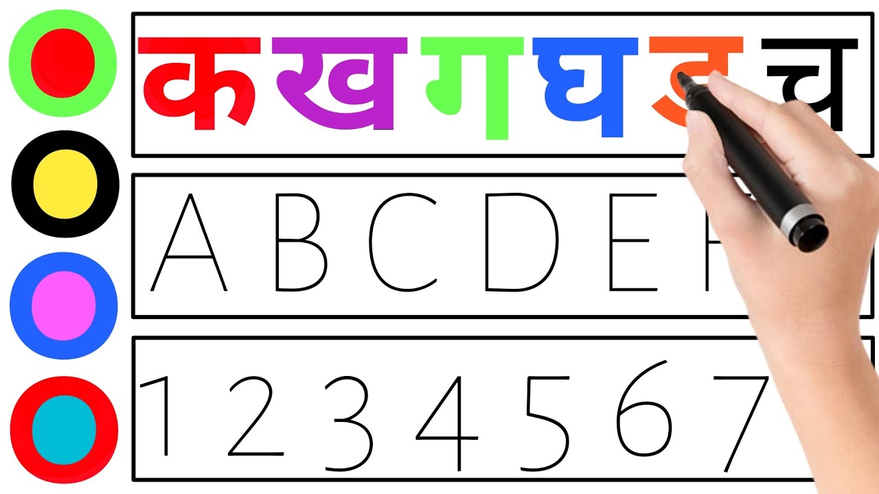 क से कबूतर || a for apple || अ से अनार || abcd kids tv chhoti abcd ...