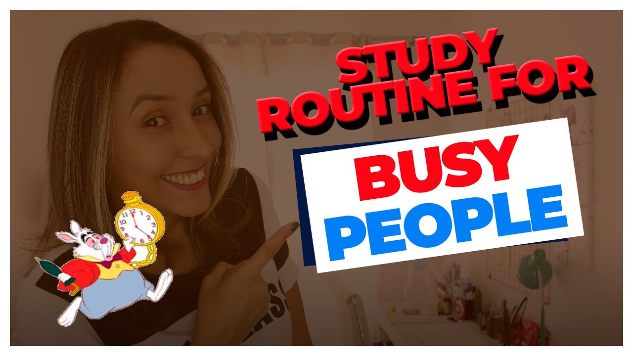 Best Study Routine For Busy People - YouTube