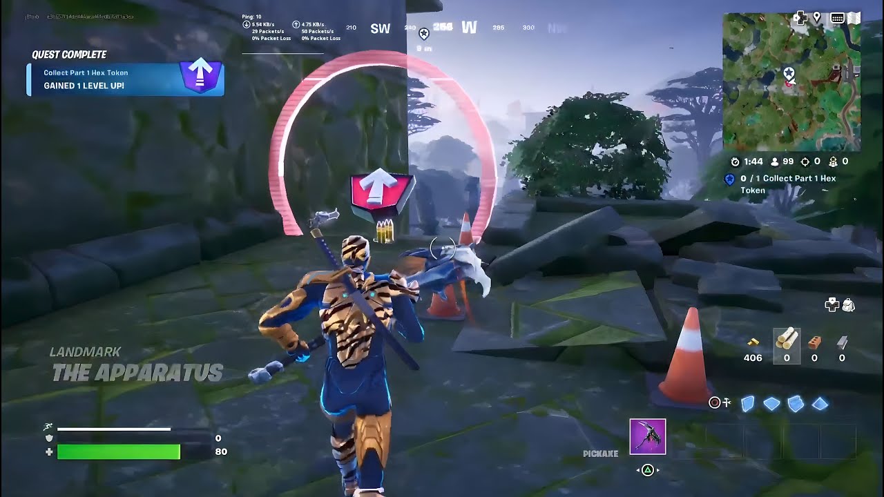 Fortnite - Collect Part 1 Hex Token Locations (Vikora Level Up Quests ...