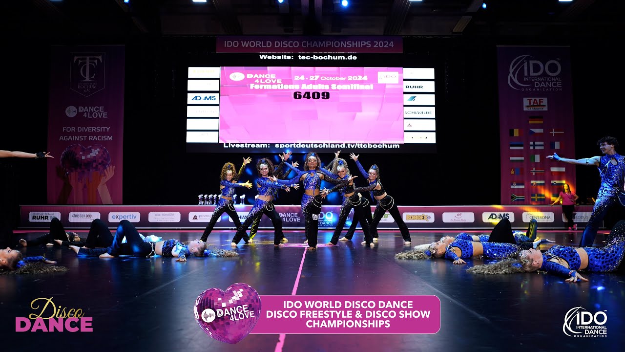 BLACK SPIRIT | BELGIUM | 4th Place IDO Disco Dance World Championship 2024 | Adult Formations ...