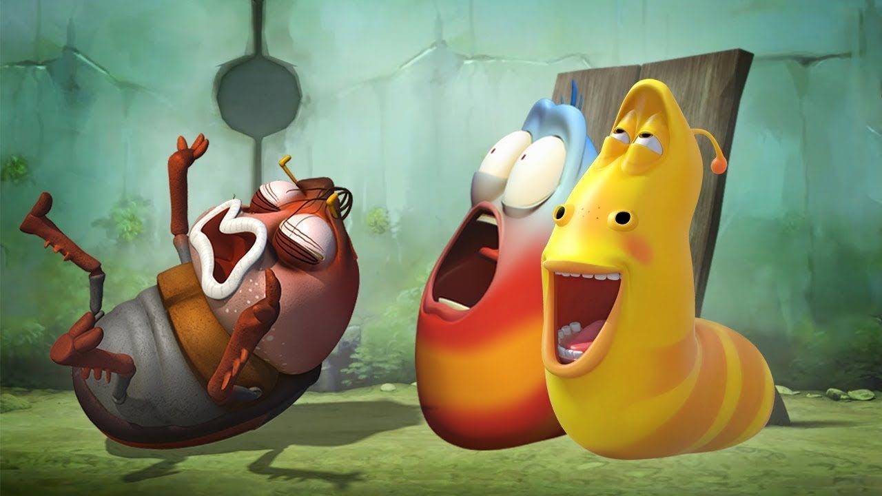LARVA | Knackade in the Wind 🐛| Tecknade barn för barn | Larvtecknad ...