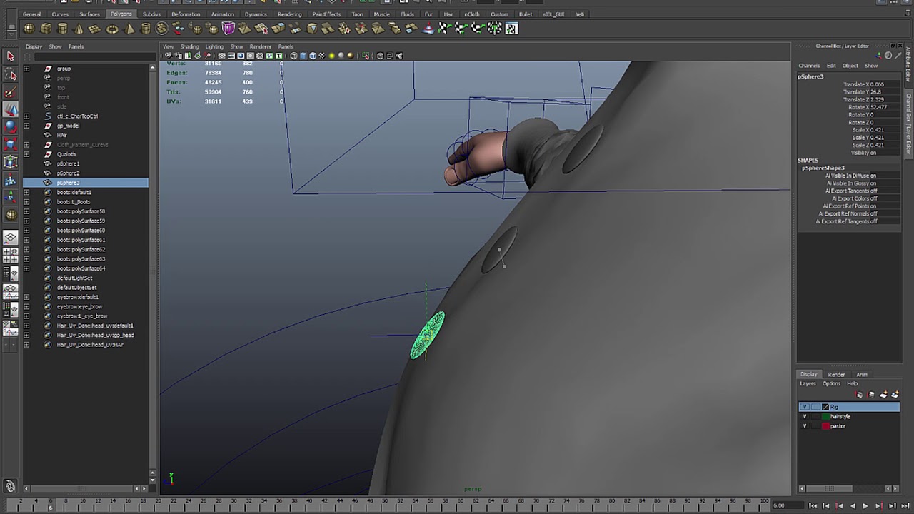 Qualoth - Attach Button Object - YouTube