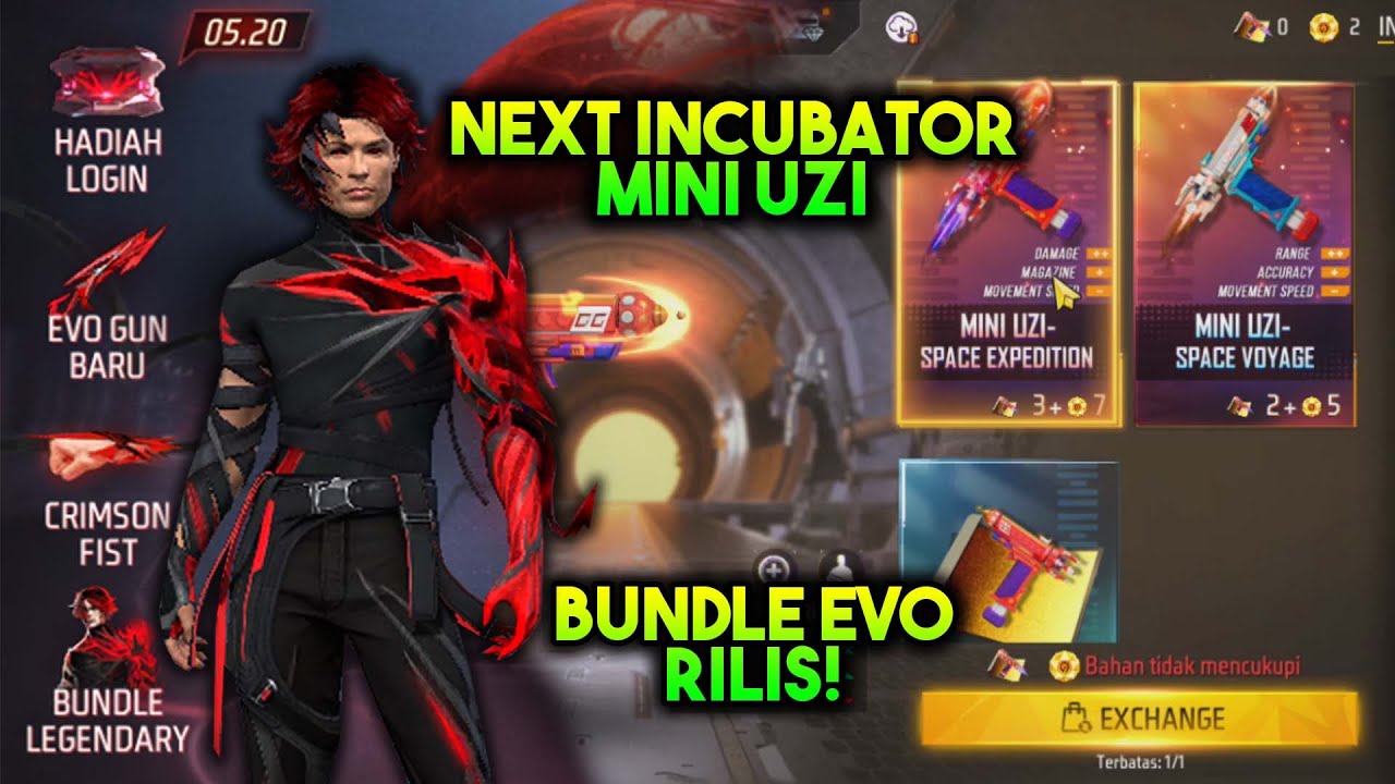 BOCORAN KAPAN BUNDLE EVO SCORPIO RILIS & NEXT INCUBATOR MINI UZI SPACE ...