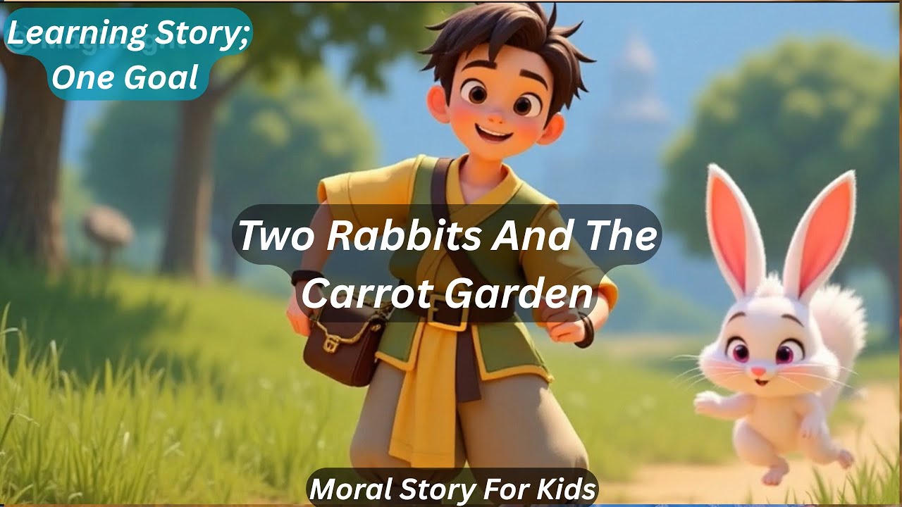 Two Rabbits And The Carrot Garden: Learning Story Of One Goal | Moral ...