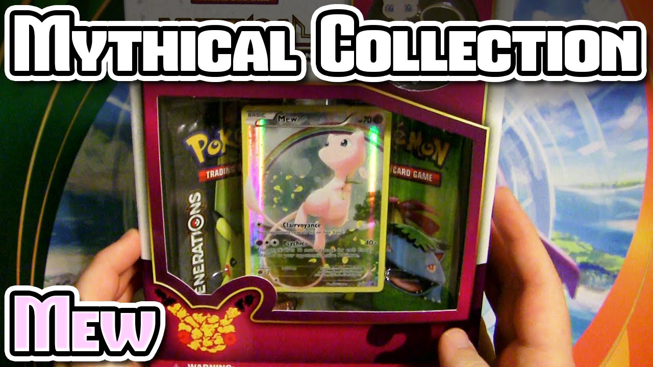 Pokémon TCG: Mew Mythical Pokémon Collection (2 Pokémon Generations ...