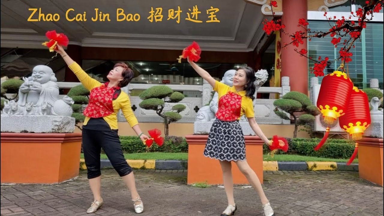 Zhao Cai Jin Bao 招财进宝 | Line Dance | Yanty Astari - YouTube