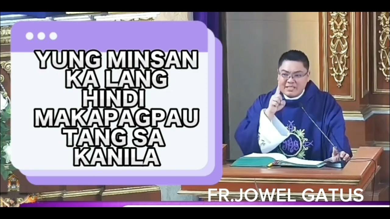 Best Advice of Father Jowel Gatus - YouTube