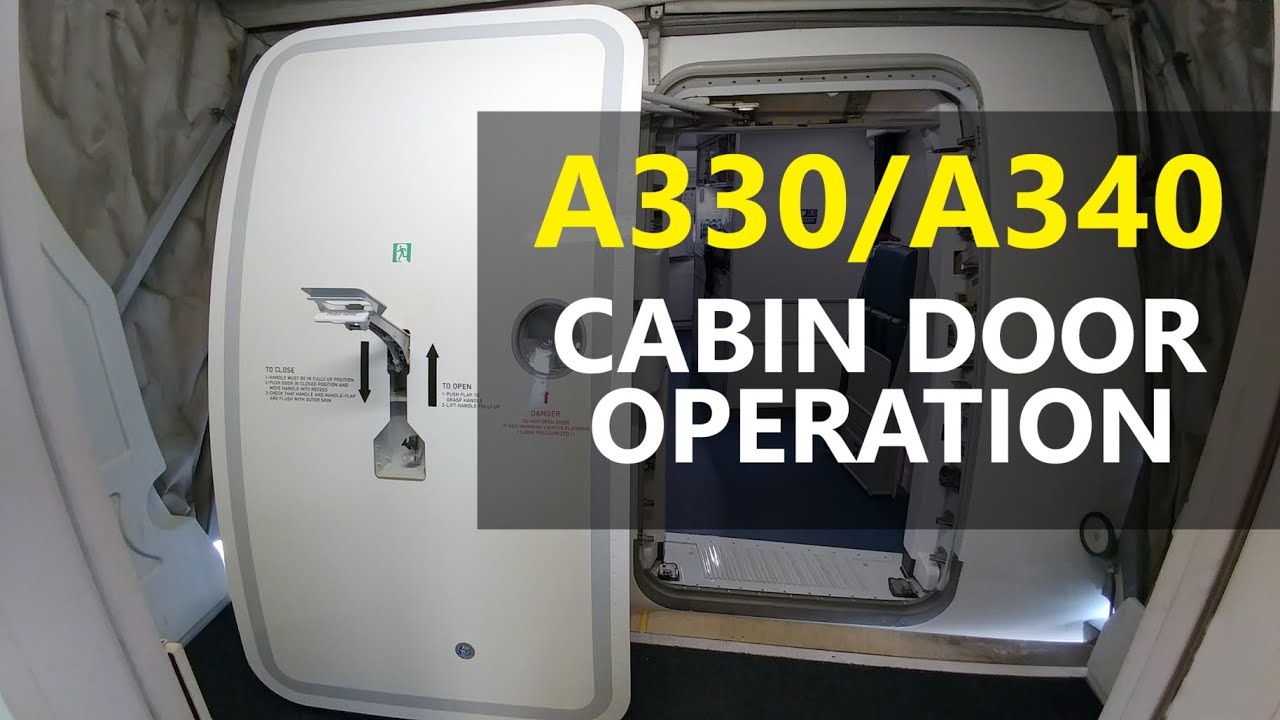 AIRCRAFT | A330/A340 Cabin Door Operation - YouTube