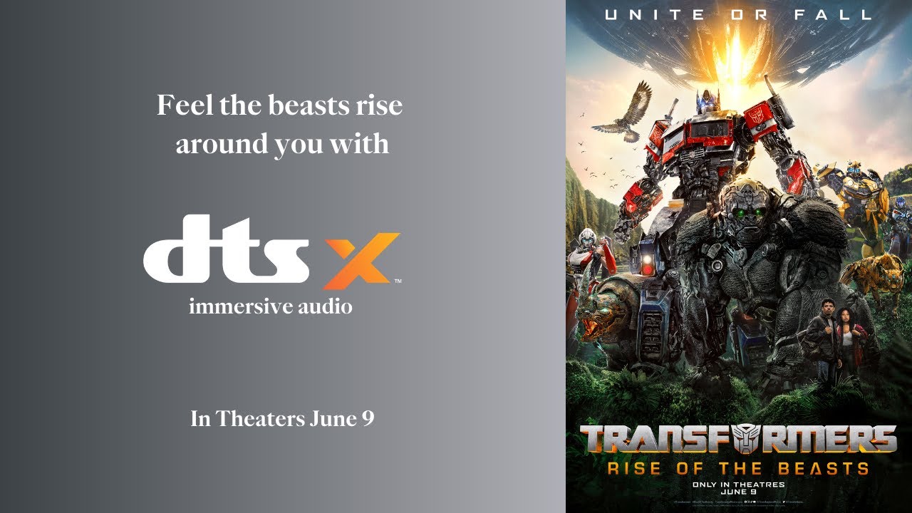 Transformers: Rise of the Beast DTS Headphone X Trailer - YouTube