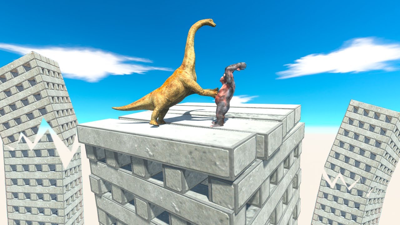 1 vs 1 Battle on Building Revolution - Animal Revolt Battle Simulator ...