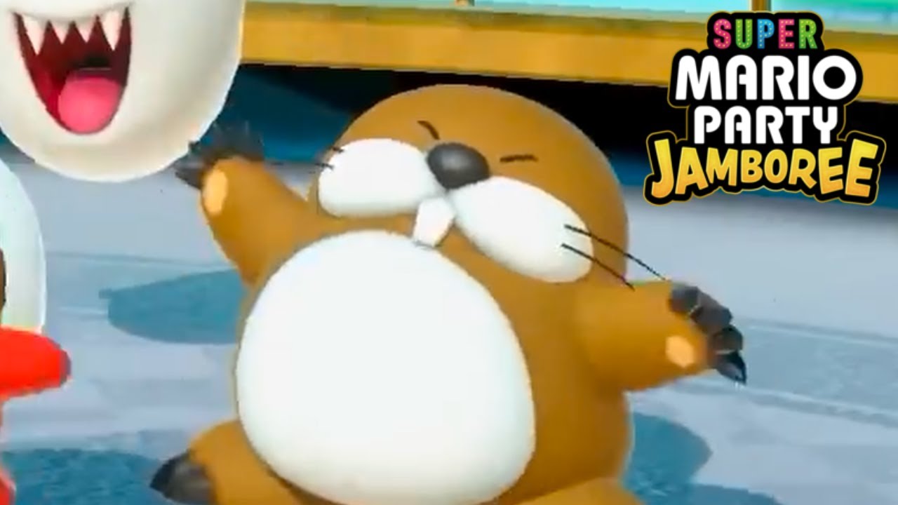 Every time Monty Mole shows up | Super Mario Jamboree gameplay [preview ...