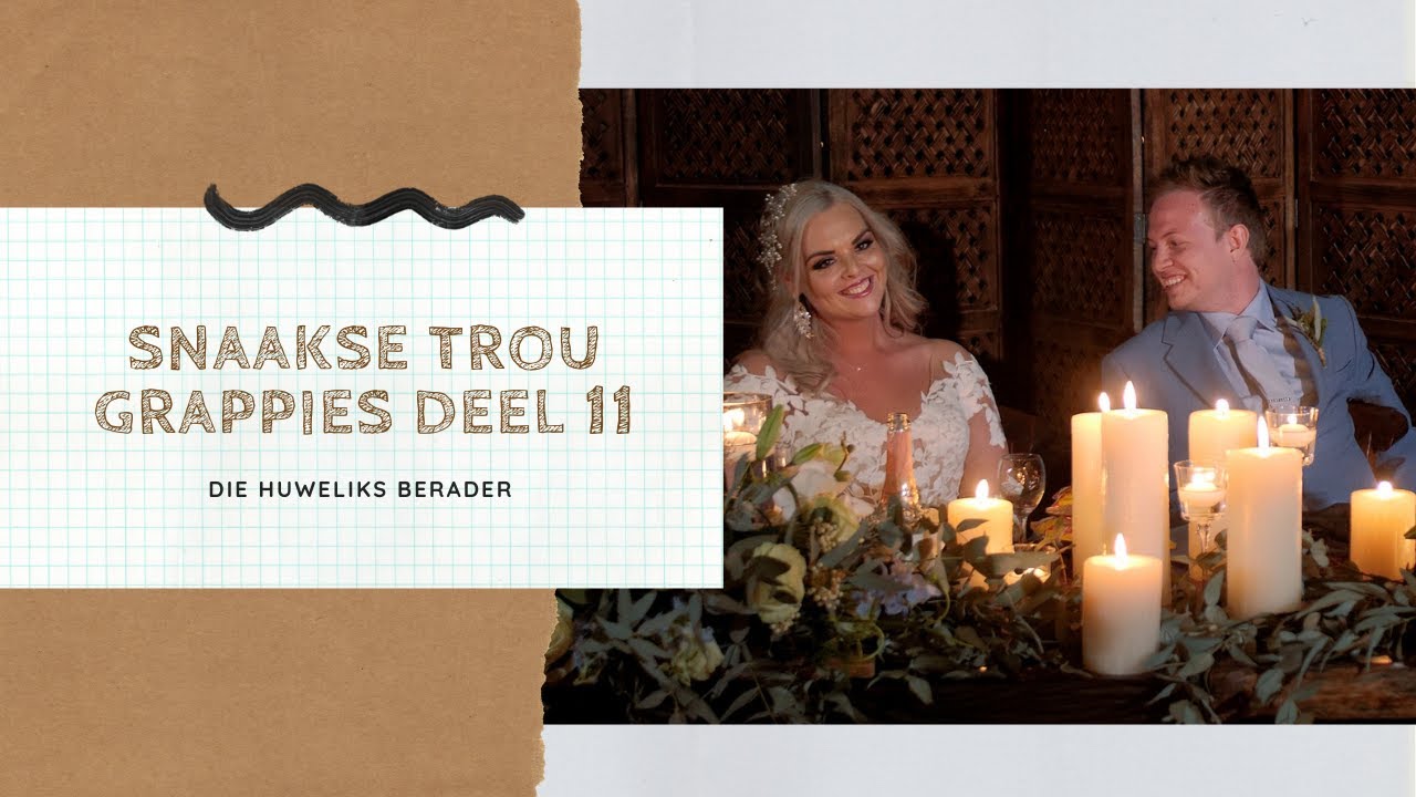 Snaakse trou grappies - Deel 11 | Die huweliks berader - YouTube