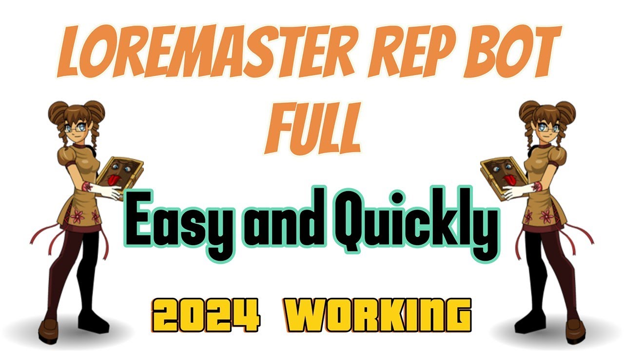 LOREMASTER REP BOT FULL - EASY AND QUICKLY - 2024 WORKING BOT - YouTube