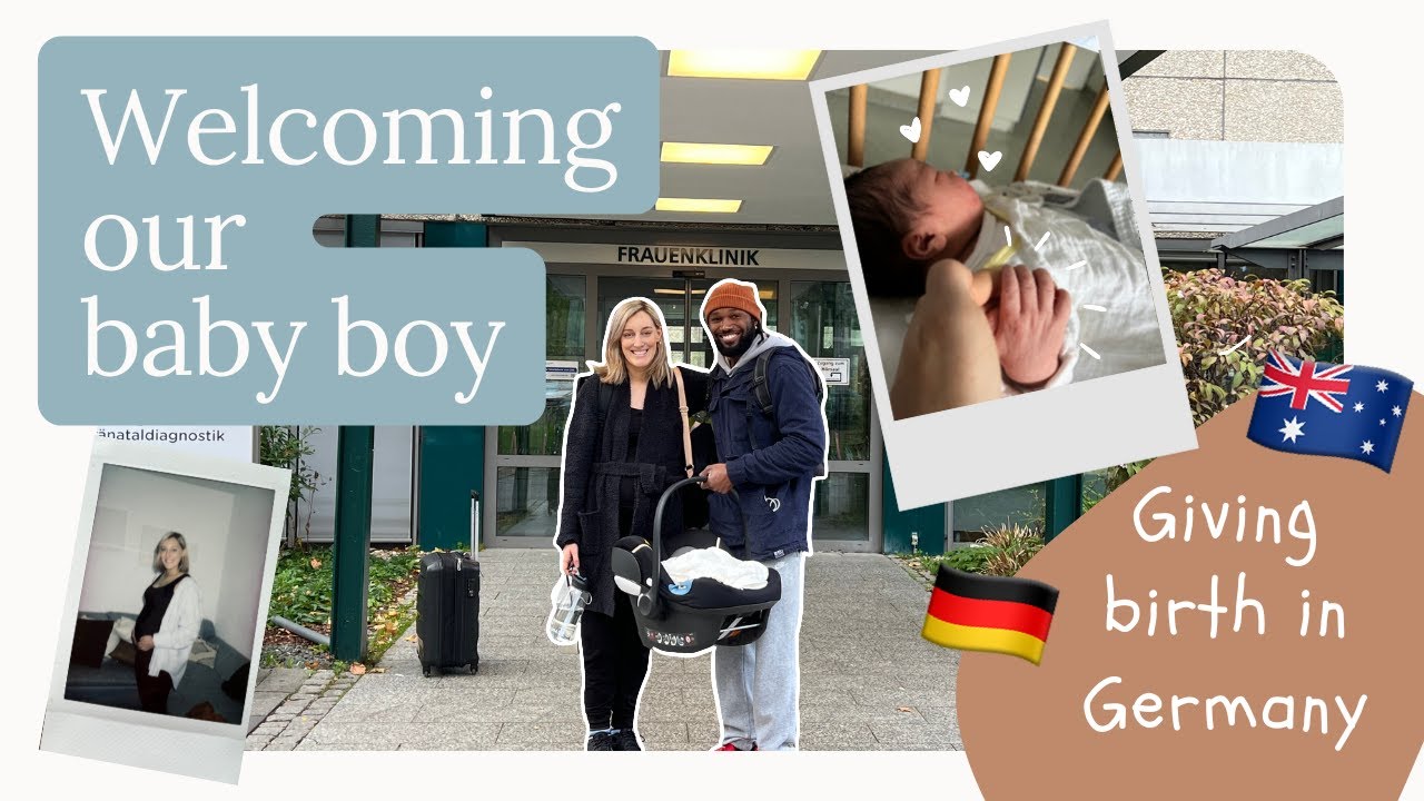 Giving birth abroad in Germany 🇩🇪 Welcoming our baby boy 💙 Birth vlog ...