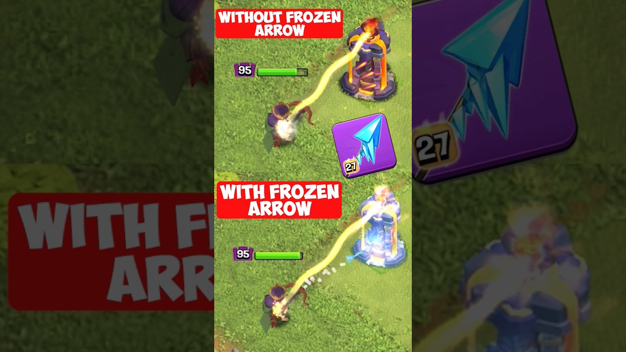 Frozen Arrow is 🔥🔥 #clashofclans #coc - YouTube