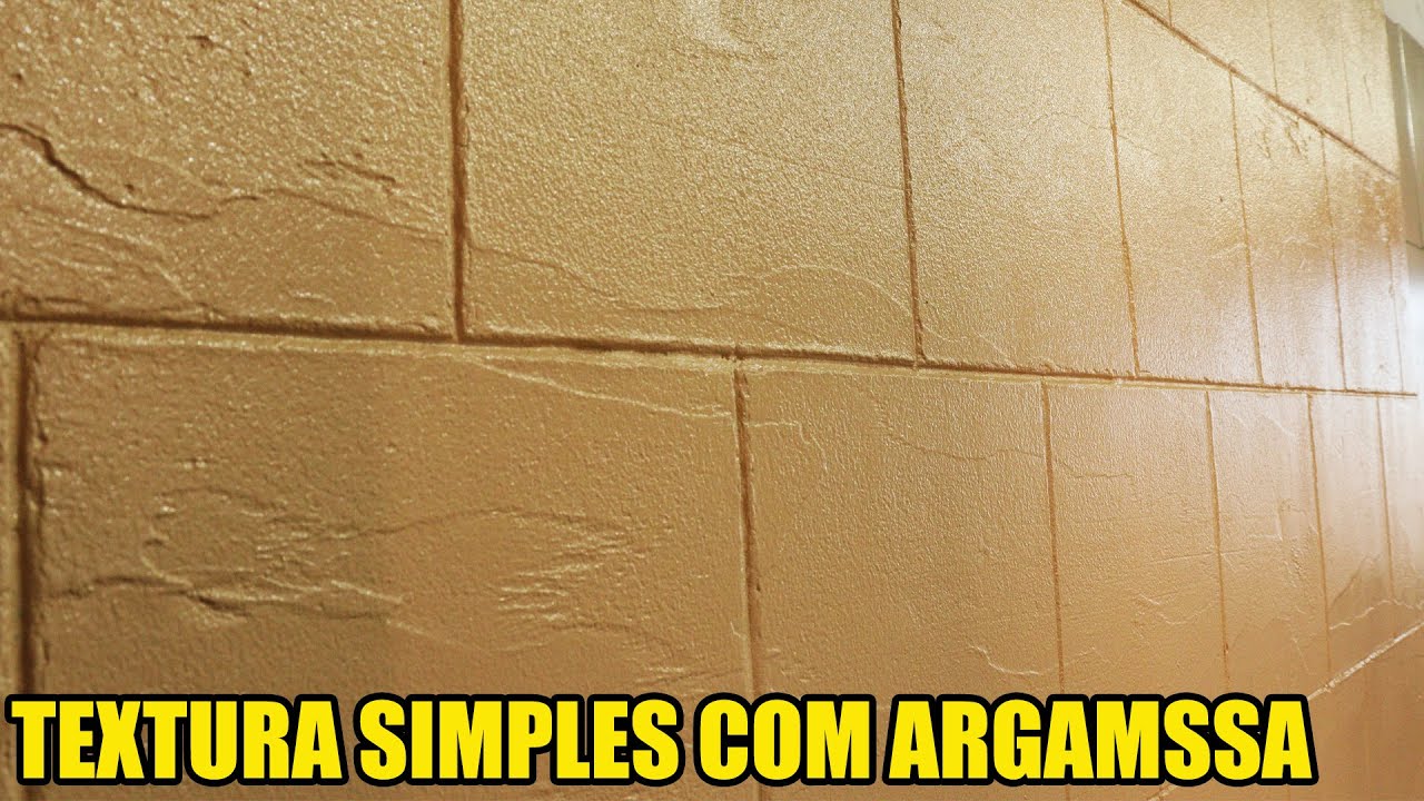 Recupere suas Paredes com essa Simples Textura com Argamassa - YouTube