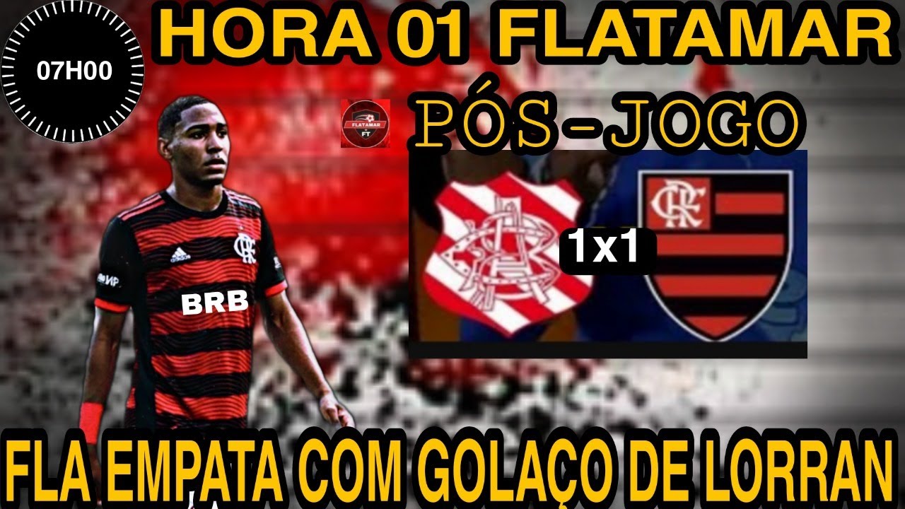 COM GOLAÇO DE LORRAN FLENGO EMPATA COM O BANGU! PÓS-JOGO AO VIVO! E ...