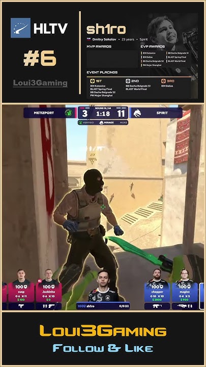 Sh1ro - #06 | Top 20 | HLTV 2024 #cs2 #sh1ro #cs2highlights #hltv #shorts - YouTube