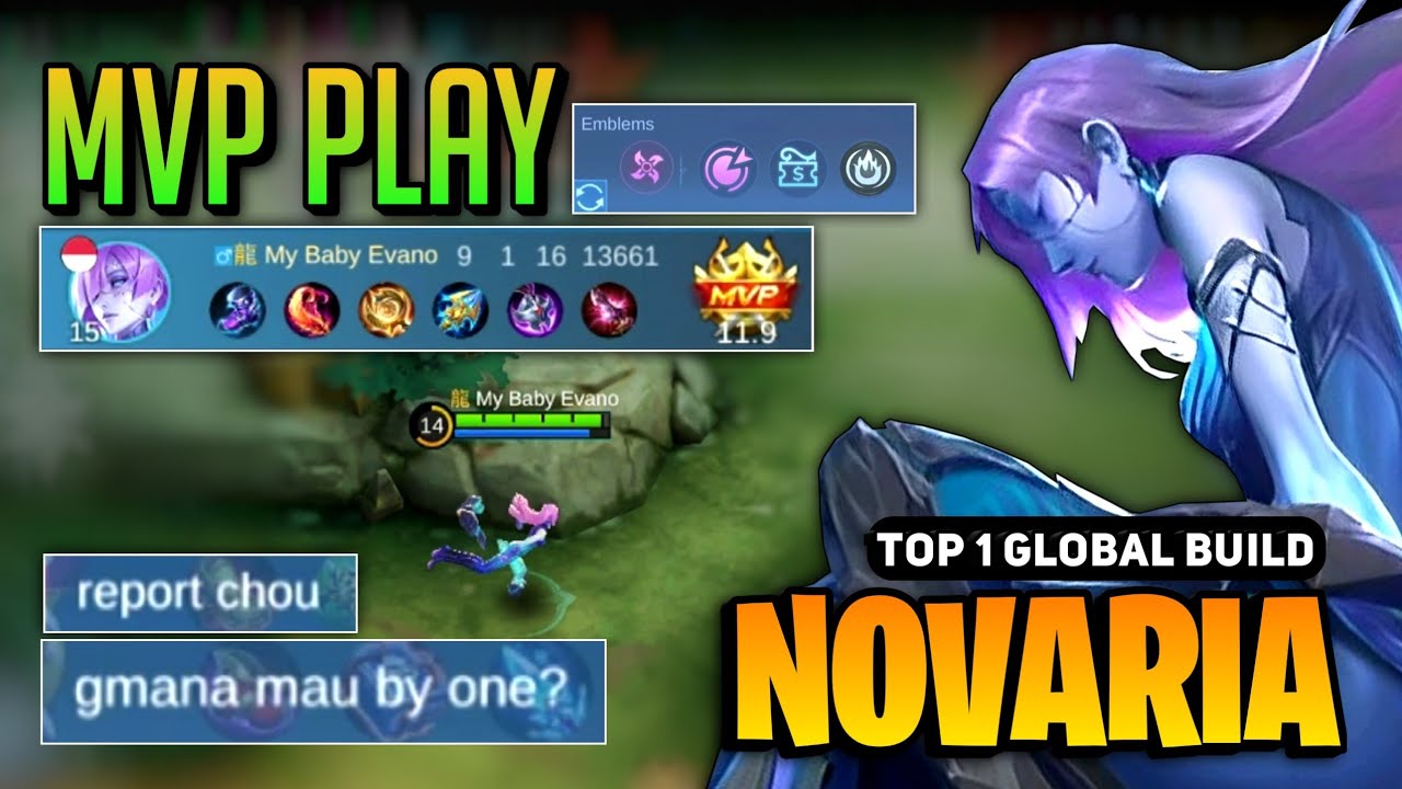 Assassin Emblem Novaria Best Build 2023 [ Novaria Top 1 Global Build ...