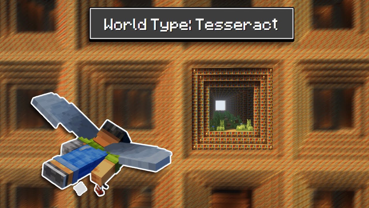 pov: you live inside of a tesseract in minecraft... - YouTube