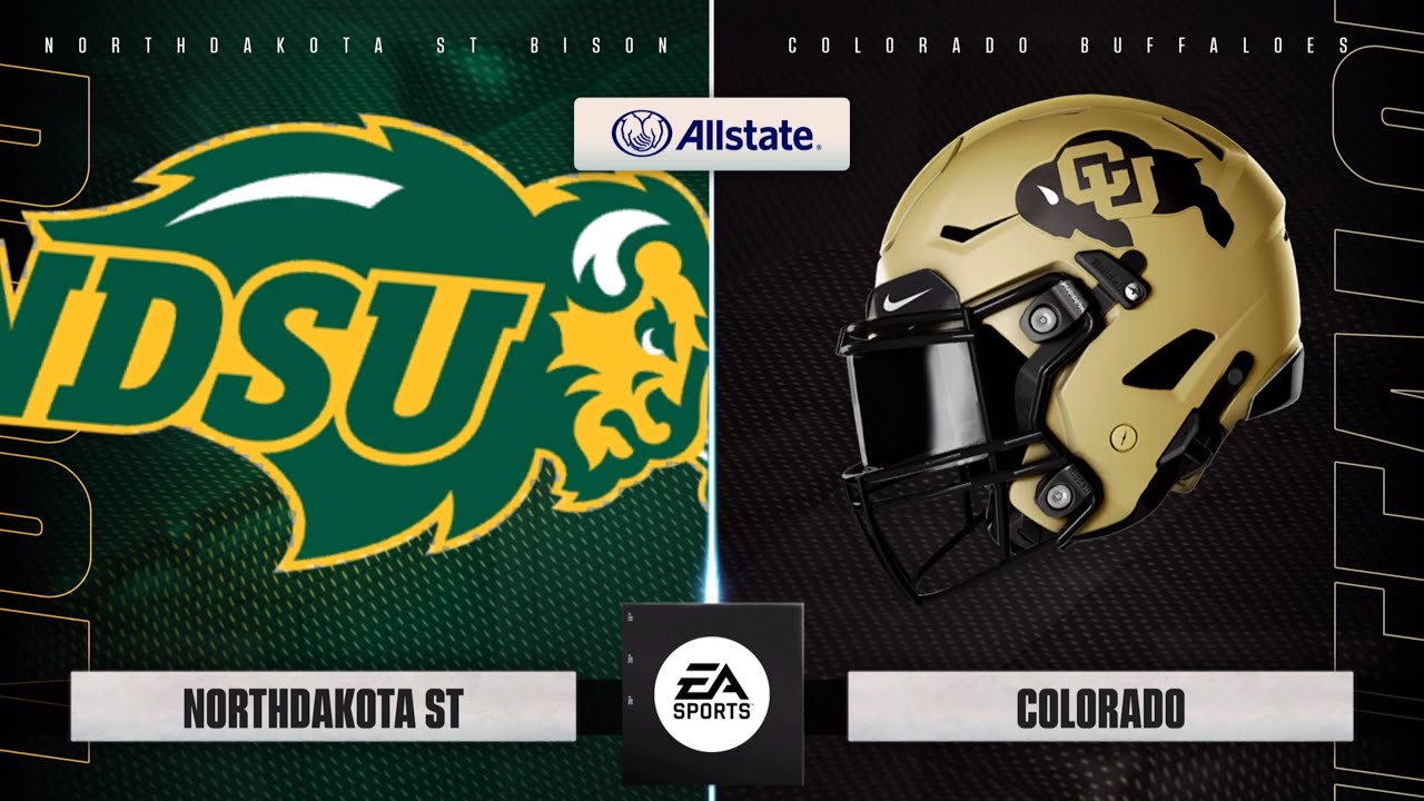 College Football 25 North Dakota State vs Colorado - YouTube