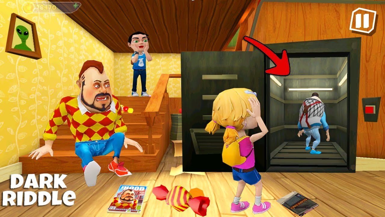 Dark Riddle 2-Mars 2.0 NEW UPDATE,Discover the neighbor's plot-and the ...