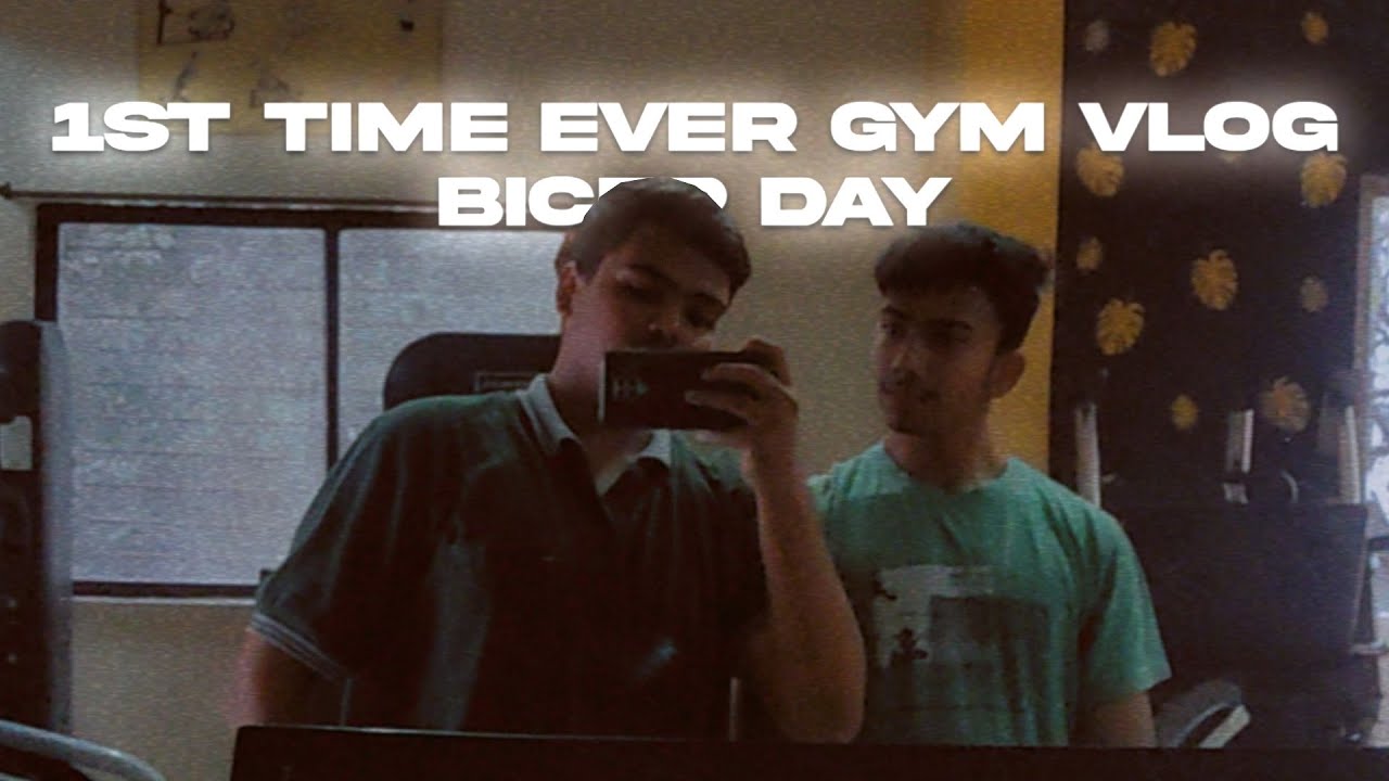 The First Gym Vlog BICEP DAY - YouTube