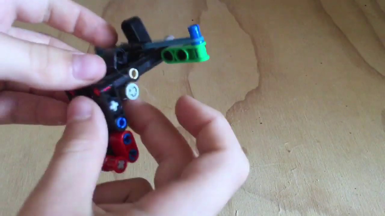 Mini LEGO crossbow Tutorial - YouTube