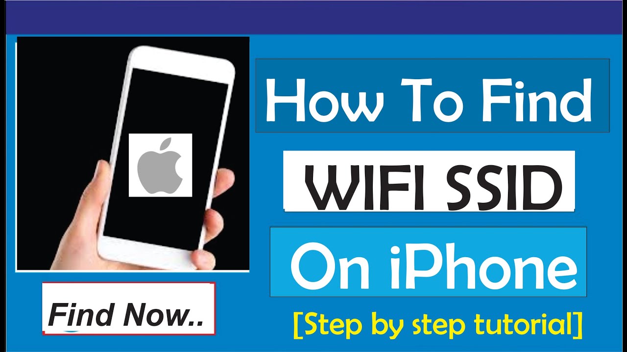 How To Find SSID On iPhone || Find Wi-Fi SSID On iPhone - YouTube